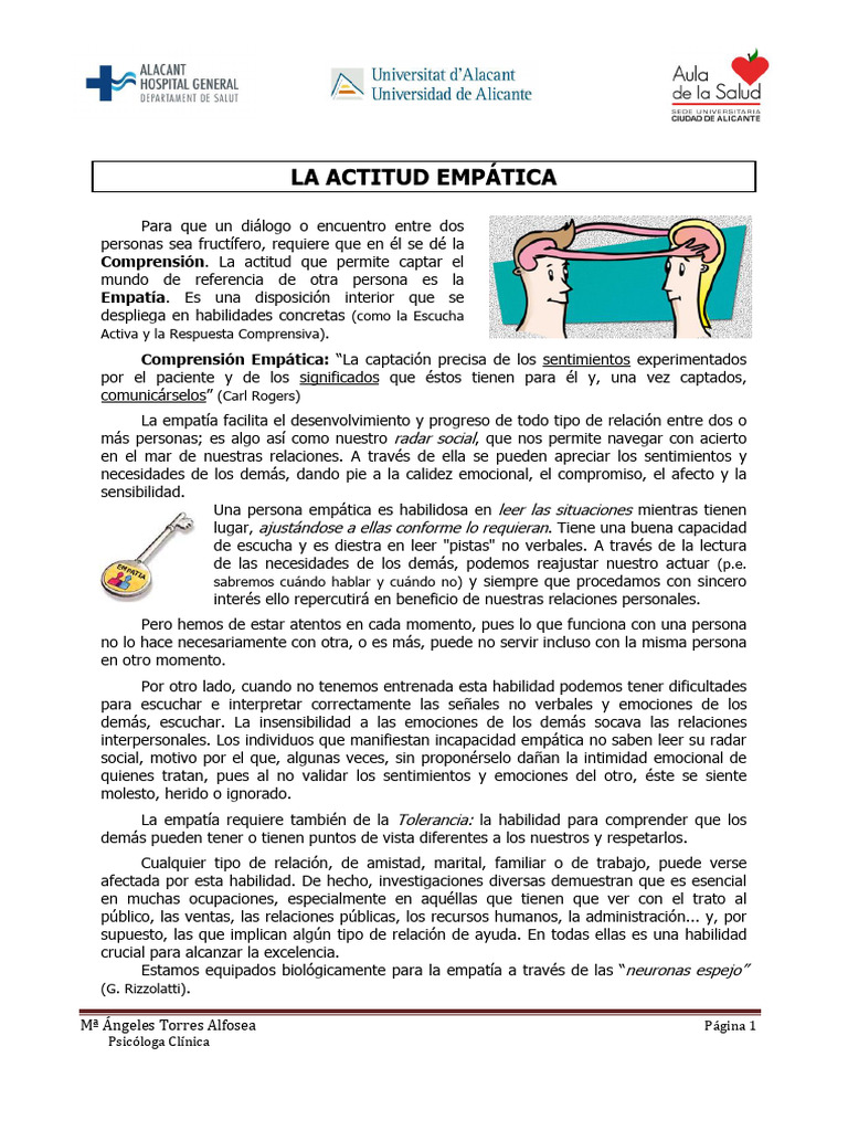 07 La Actitud Empatica | PDF