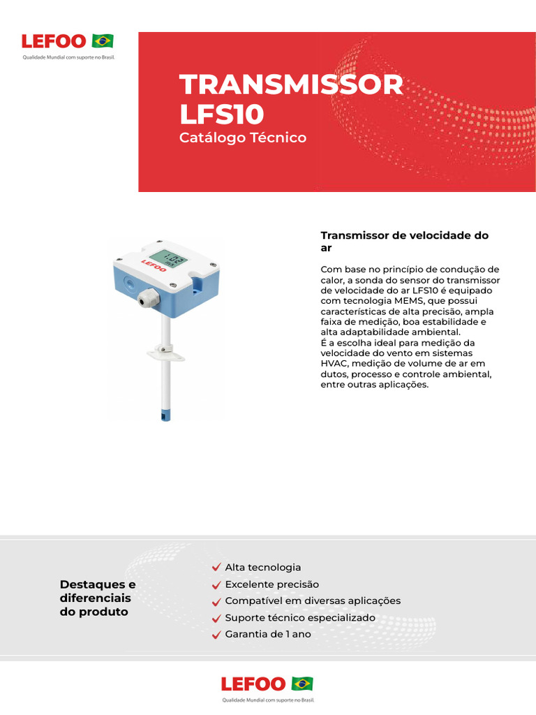 Sensor Lefoo - lfs10 | PDF