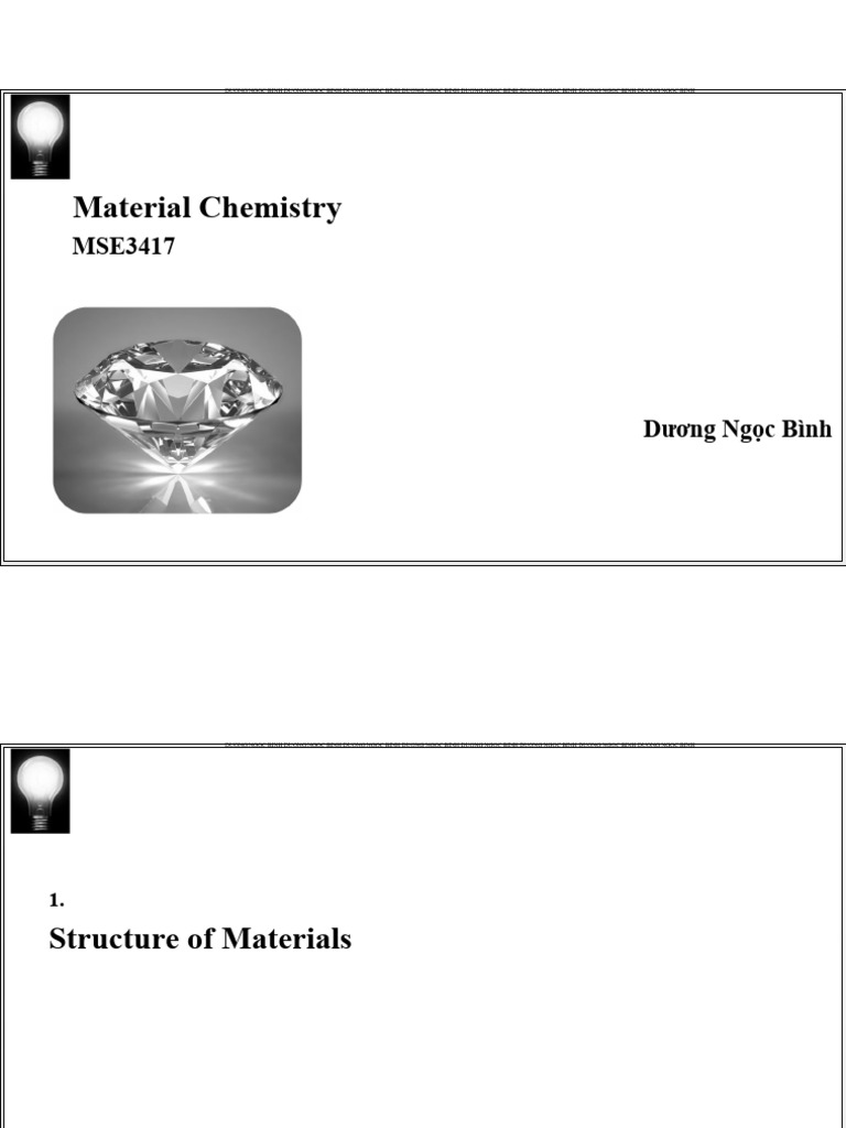 Structure of Materials | PDF