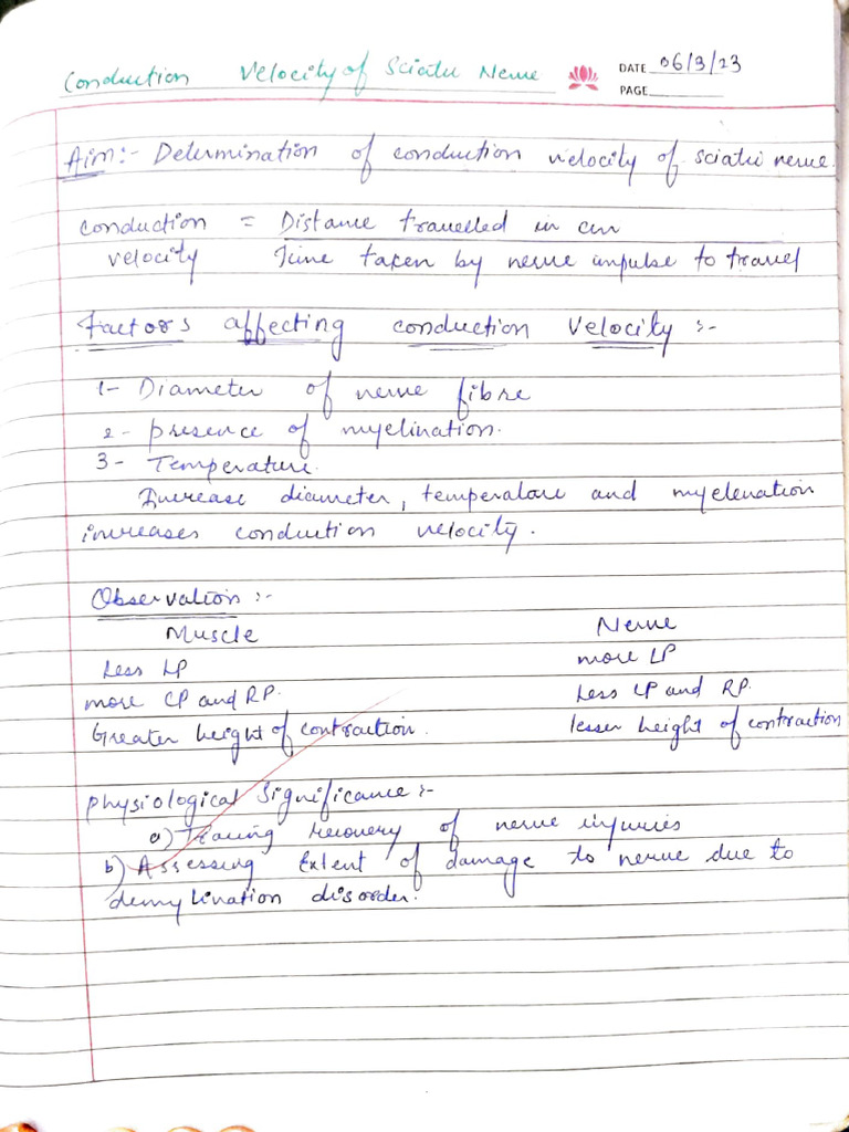 Physiology Practical File | PDF | Tissue (Biology)