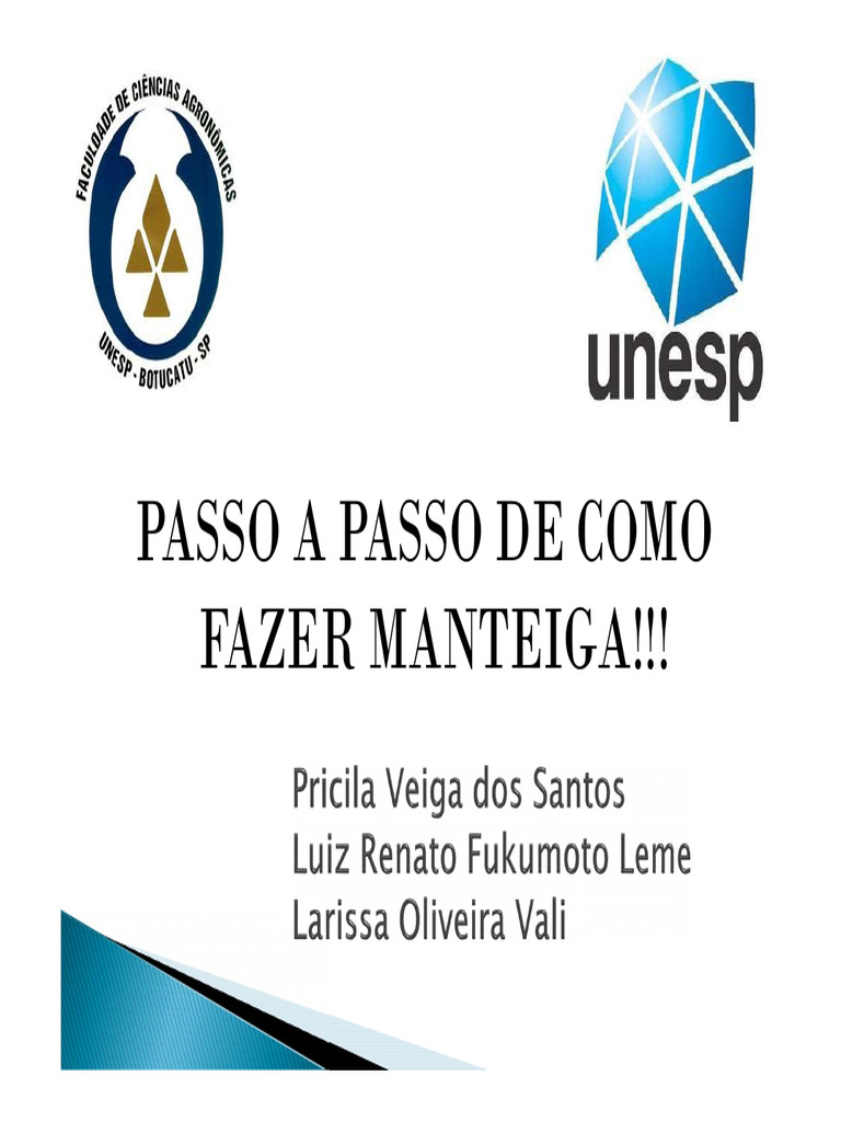 Como Fazer Manteiga Passo Passo | PDF Como Fazer Manteiga Passo Passo | PDF