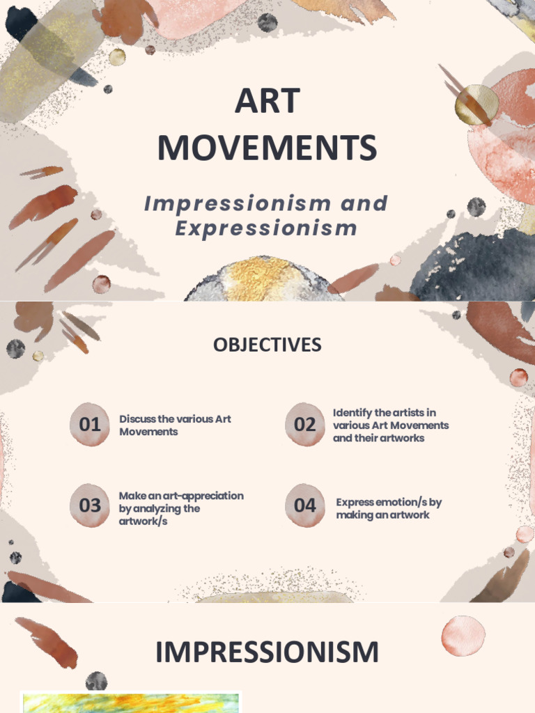 Art Movements: Impressionism to Expressionism | PDF | Home & Garden | Art