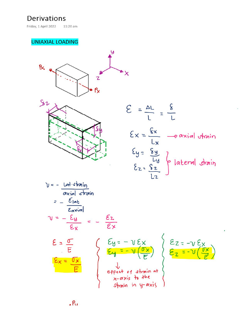 Derivations of Formulas | PDF Derivations of Formulas | PDF