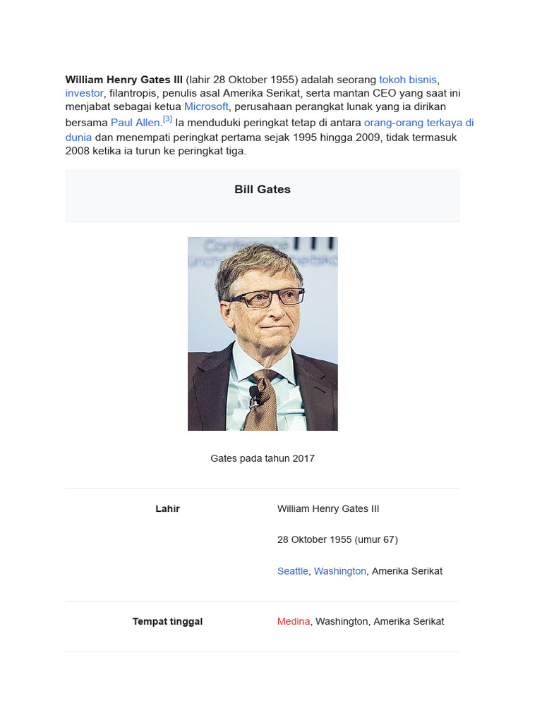 Bill Gates | PDF