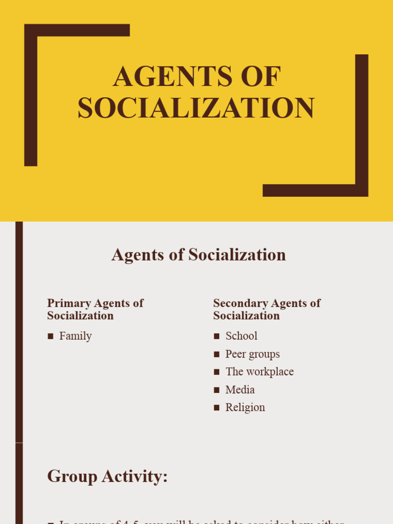 Hsp3u Agents of Socialization | Download Free PDF | Family | Socialization