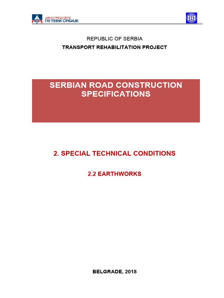 SRCS 2-2 Earthworks Eng | PDF | Road | Soil