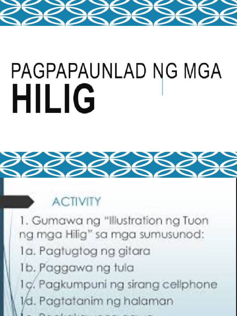 EsP 7 Modyul 3 Pagpapaunlad NG Mga Hilig | PDF
