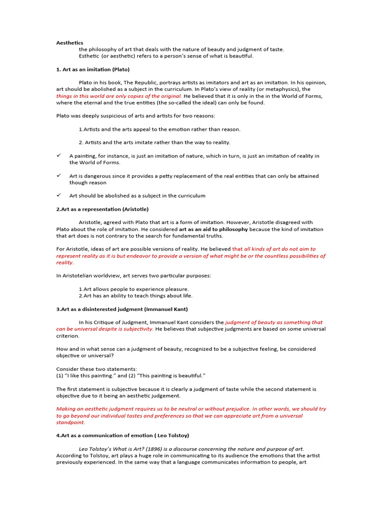 Aesthetics Pdf Aesthetics Beauty