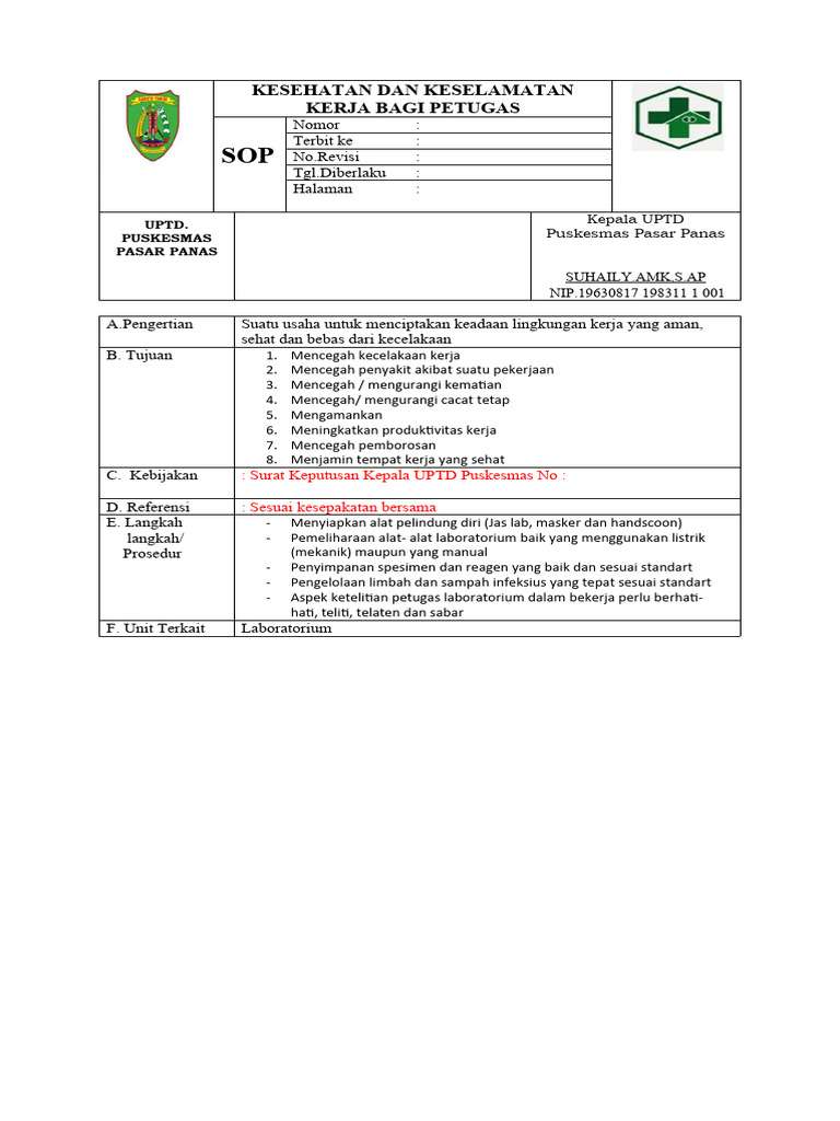 SOP Laboratorium 2 | PDF