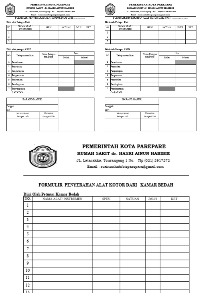 Form Penerimaan | PDF