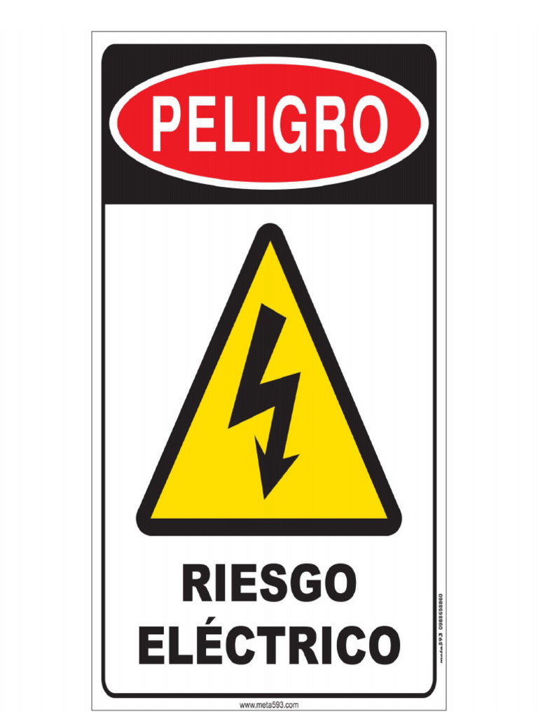 Señalización Riesgo Electrico | PDF