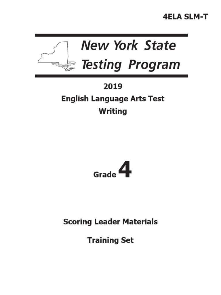 2019 Scoring Materials Ela g4 | PDF | Essays | Storytelling