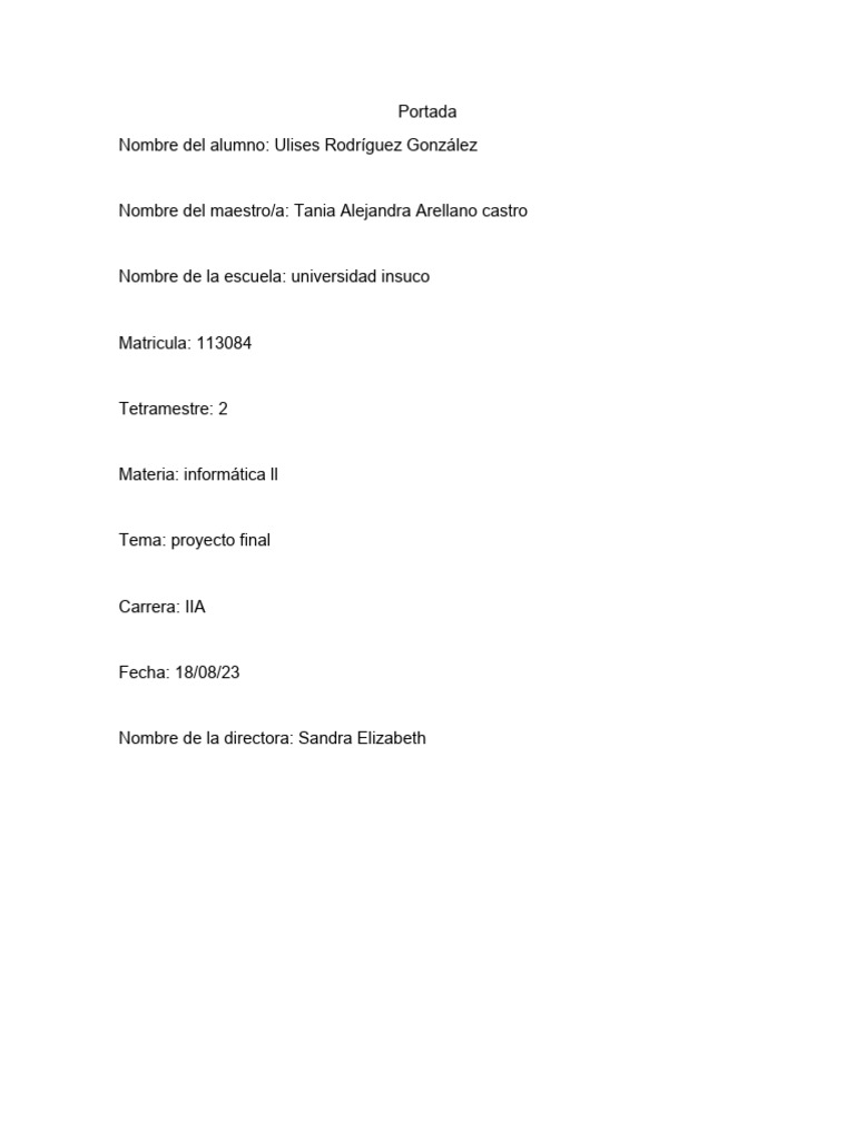 Proyecto Ulises | PDF