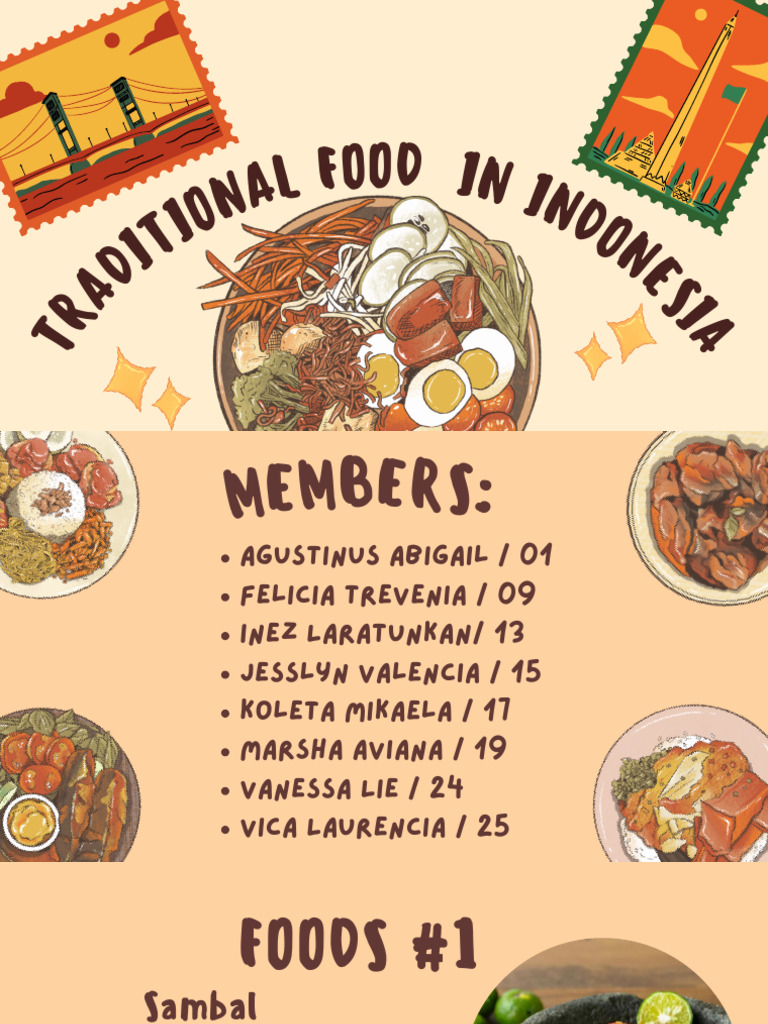 Traditional Food in Indonesia | PDF