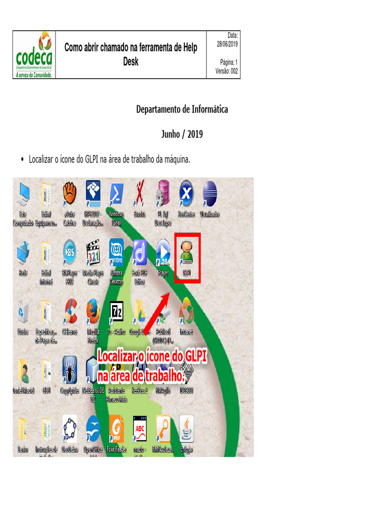 IT - Como Abrir Chamado Na Ferramenta de Help Desk | PDF | Negócios | Computadores