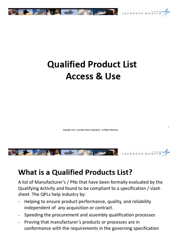 Rms Quality QPL | PDF