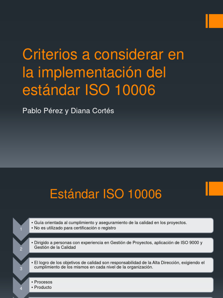 Iso 10006 | PDF