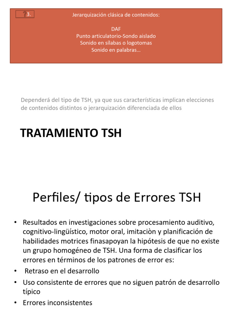 Tratamiento TSH | PDF