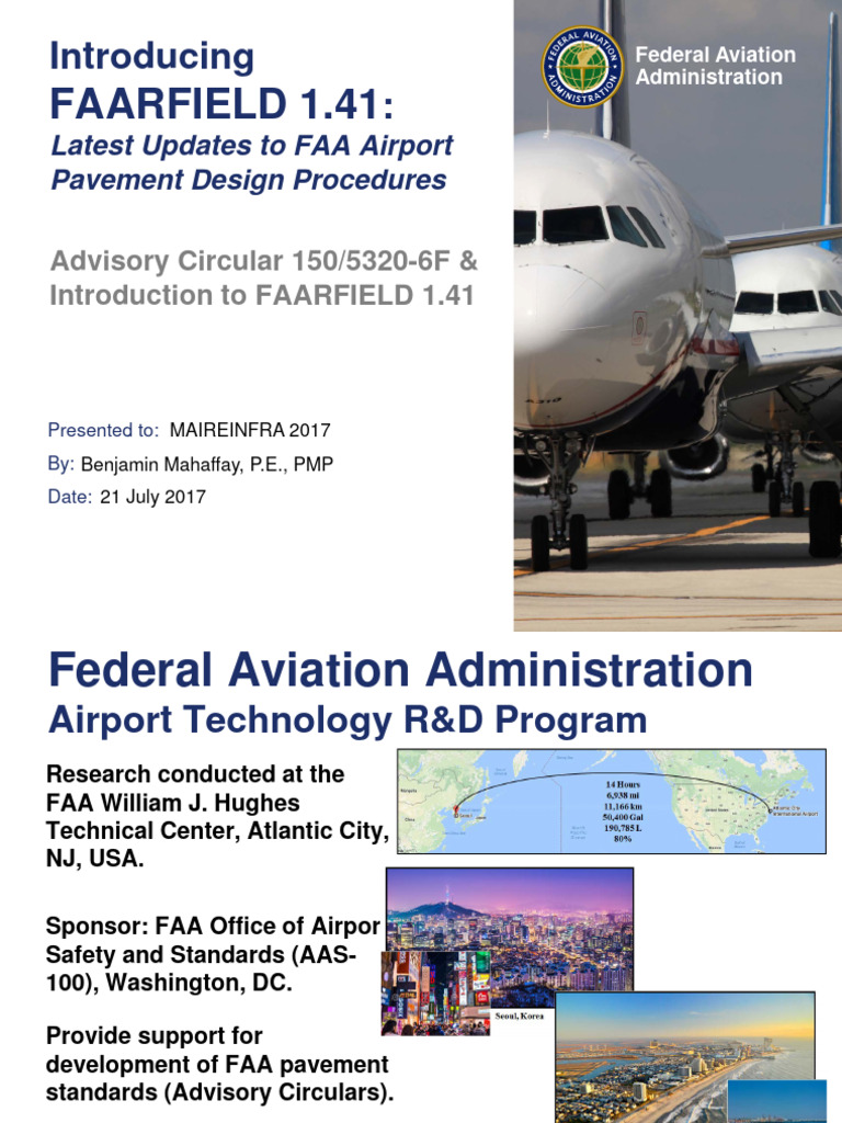 3-FAARFIELD 1 - 4 and AC 150 - 5320-6F | PDF | Road Surface | Computing