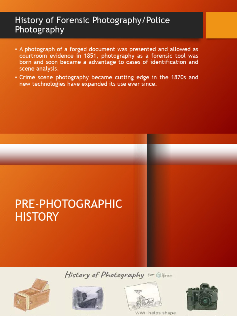History of FORENSIC PHOTOGRAPHY | PDF