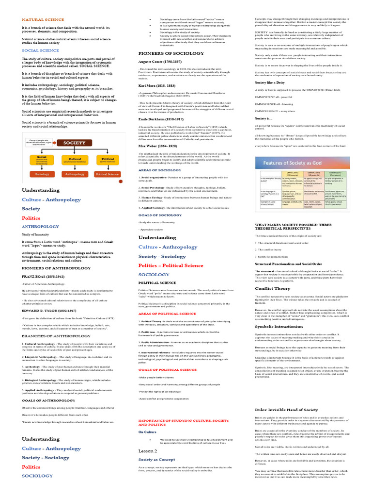 Uscp Notes | PDF | Social Science