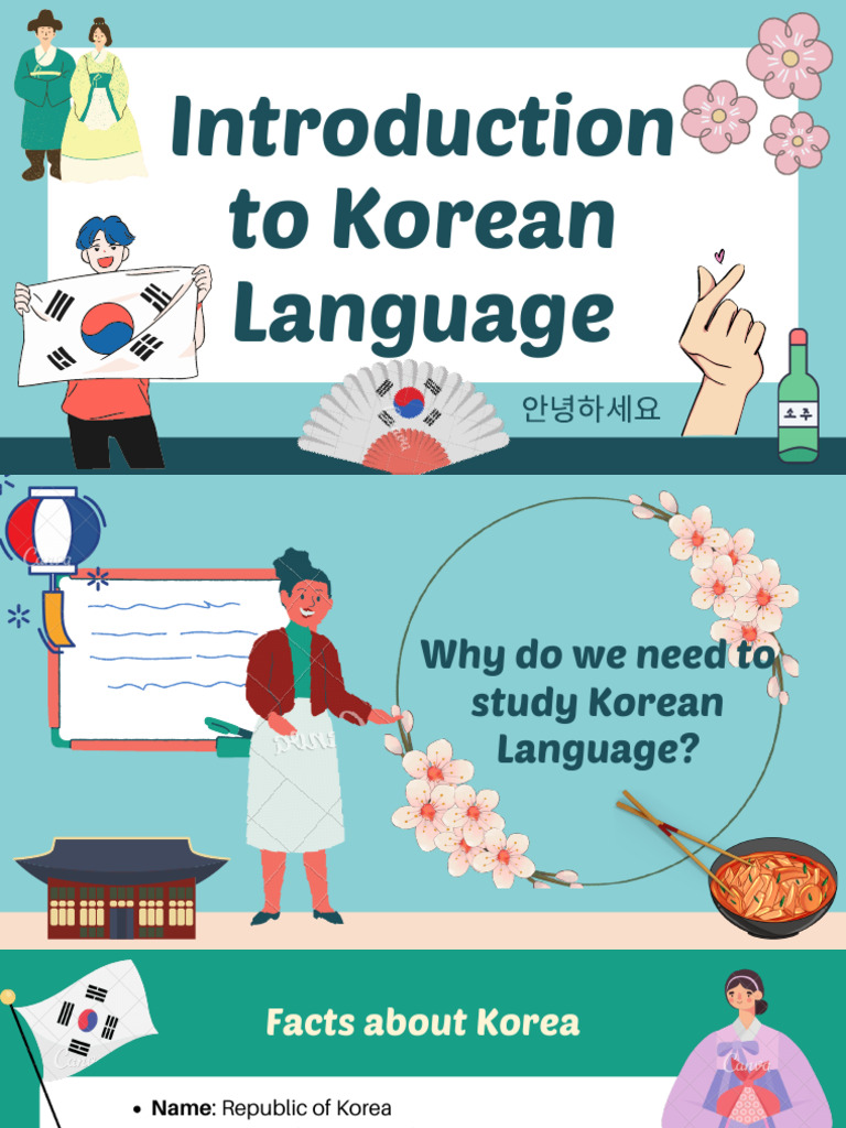 Introduction to Korean Language Basics | PDF