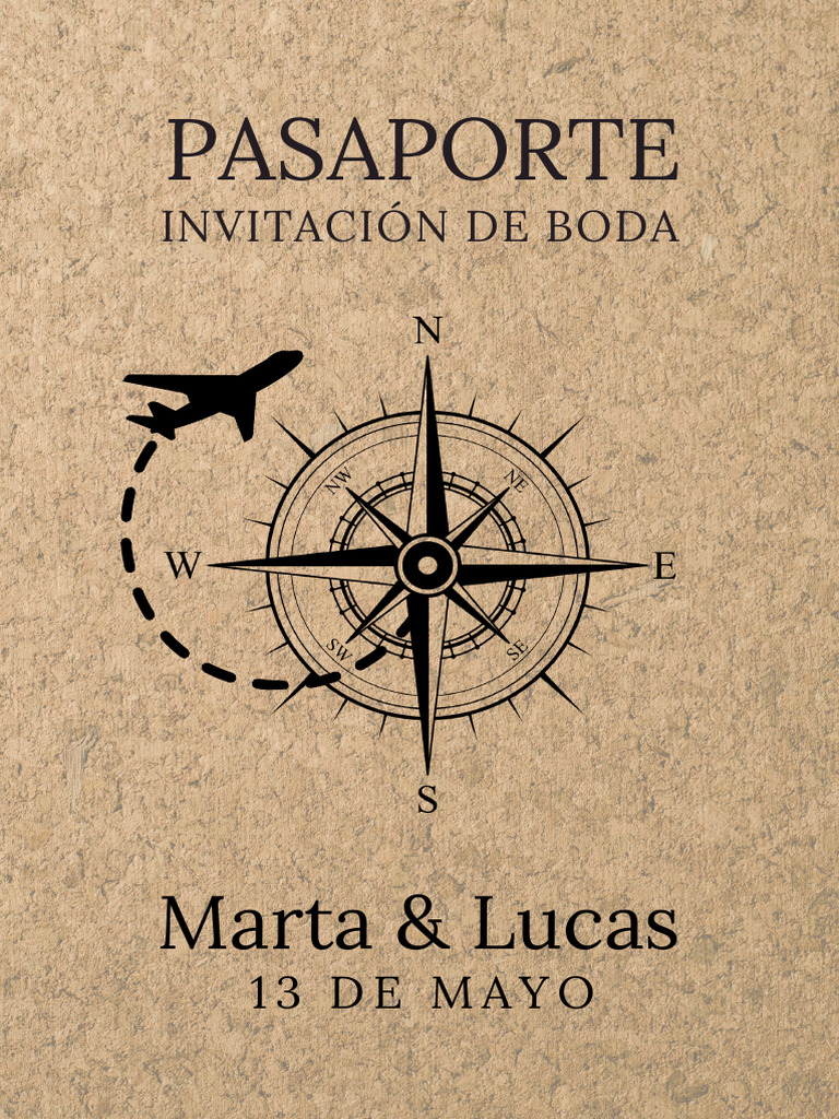 Invitación Vertical Boda Pasaporte Invitación Viajeros - 20231023 ... Invitación Vertical Boda Pasaporte Invitación Viajeros - 20231023 ...