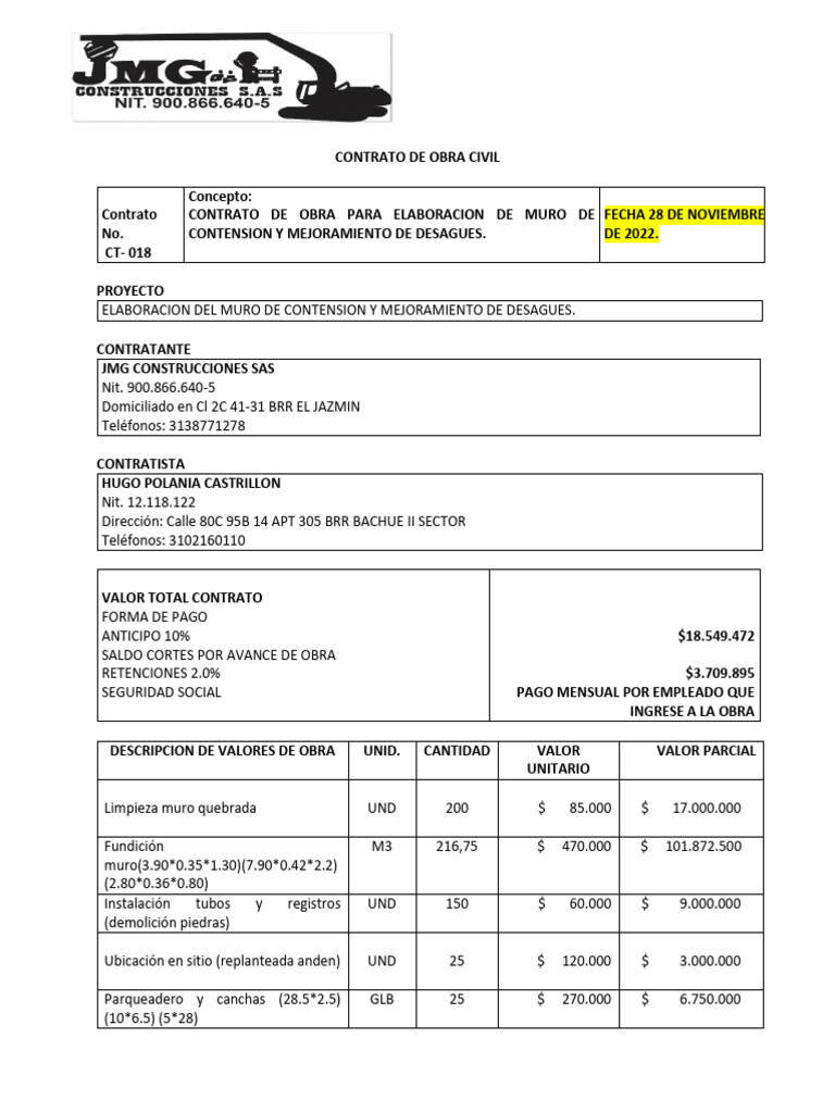 2.contrato JMG | PDF