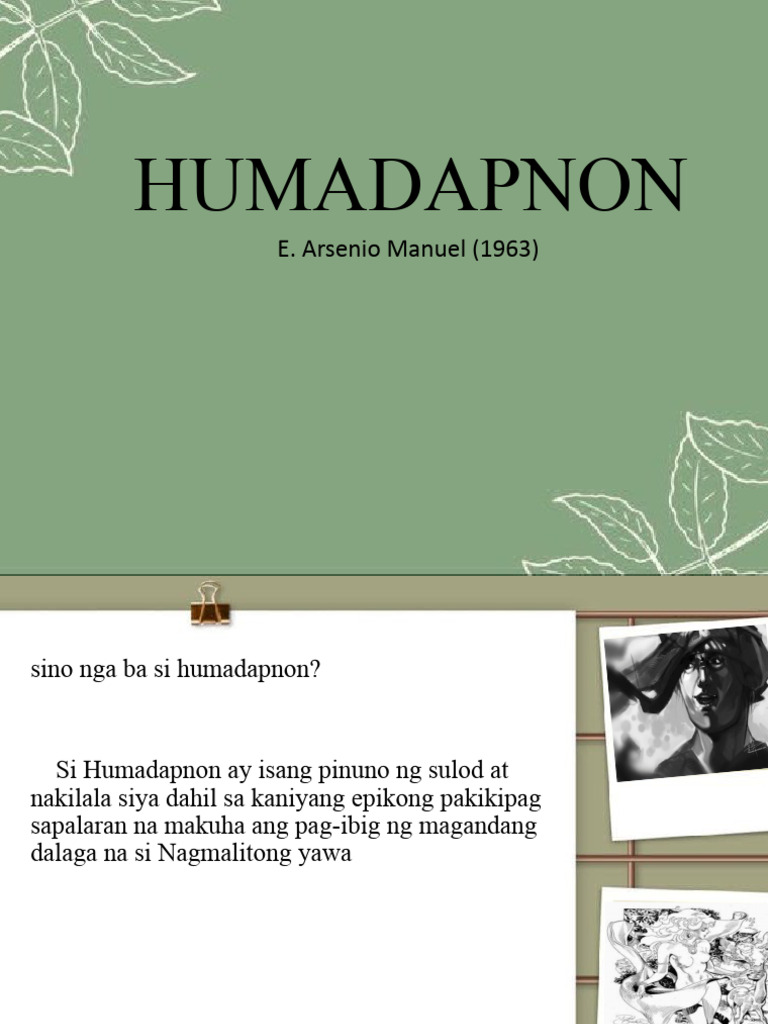 Humadapnon 1 | PDF