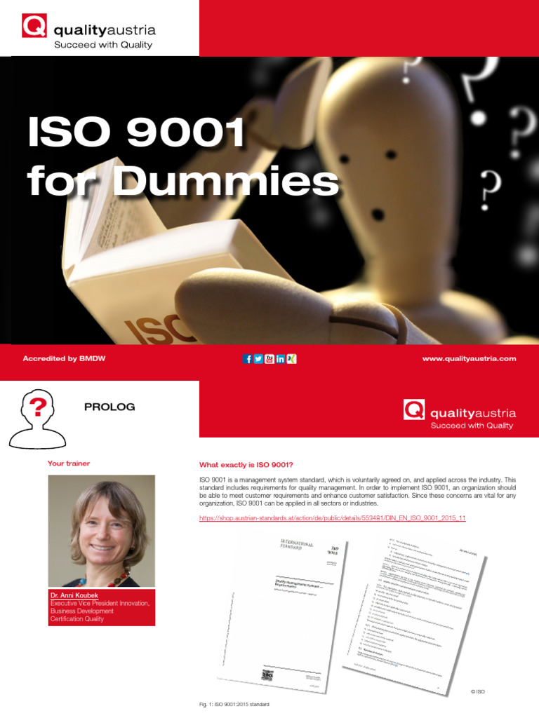 Iso 9001 For Dummies | PDF | Iso 9000 | Quality Management