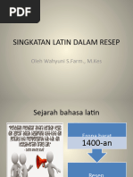 Daftar Singkatan Penulisan Resep | PDF