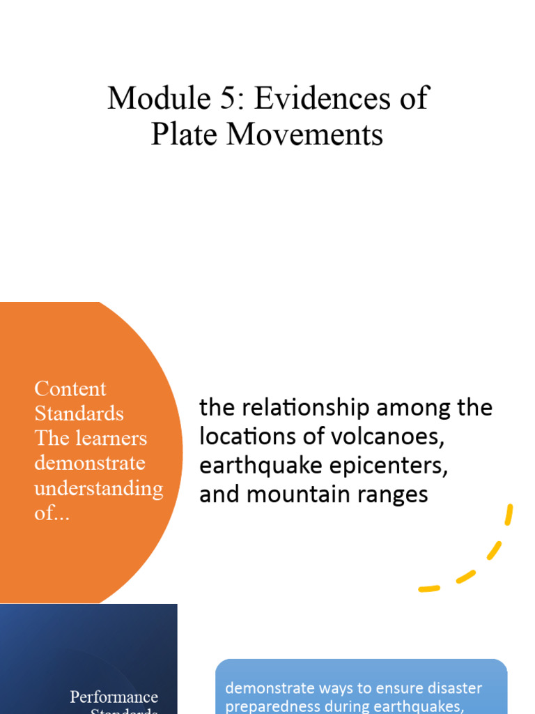 Plate Movements and Evidence Module | PDF | Plate Tectonics | Earth