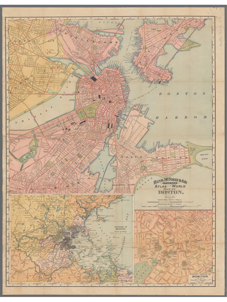 Carte de Boston MAS - JPG | PDF
