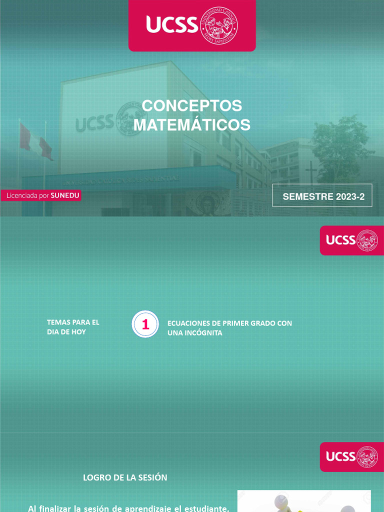 Semana 8 - Ecuaciones Lineales | PDF | Ecuaciones | Matemáticas Semana 8 - Ecuaciones Lineales | PDF | Ecuaciones | Matemáticas