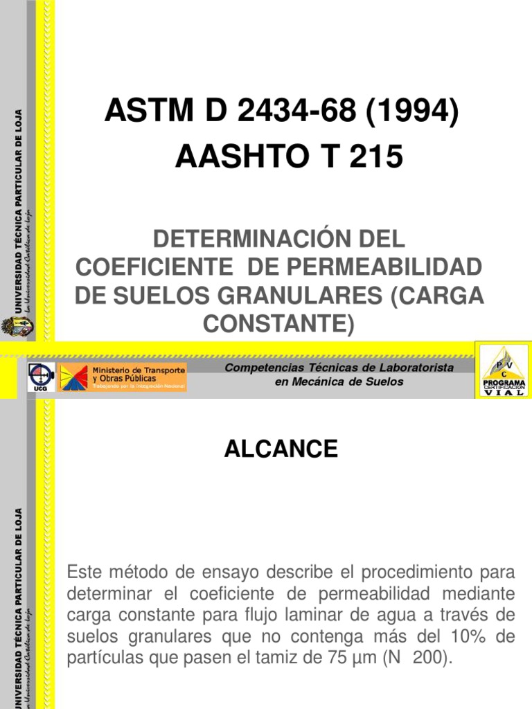 202434-68 (1994) - Aashto T 215. Determinación Del Coeficiente de ...