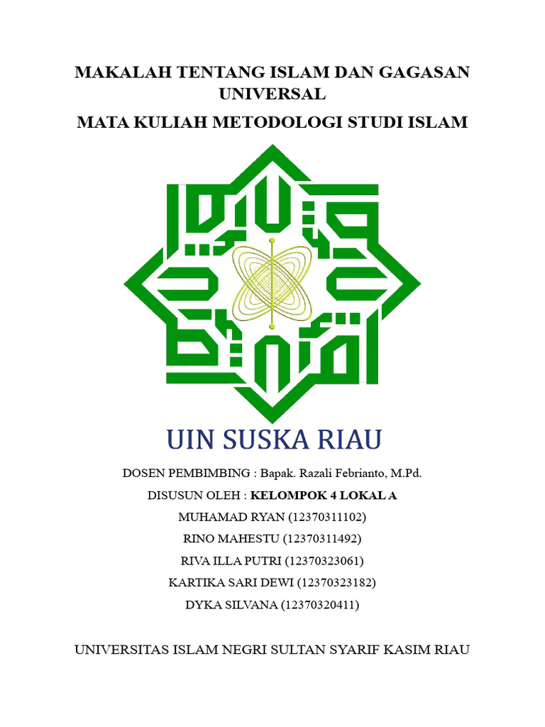 Islam dan Gagasan Universal dalam Globalisasi | PDF | Agama & Spiritualitas