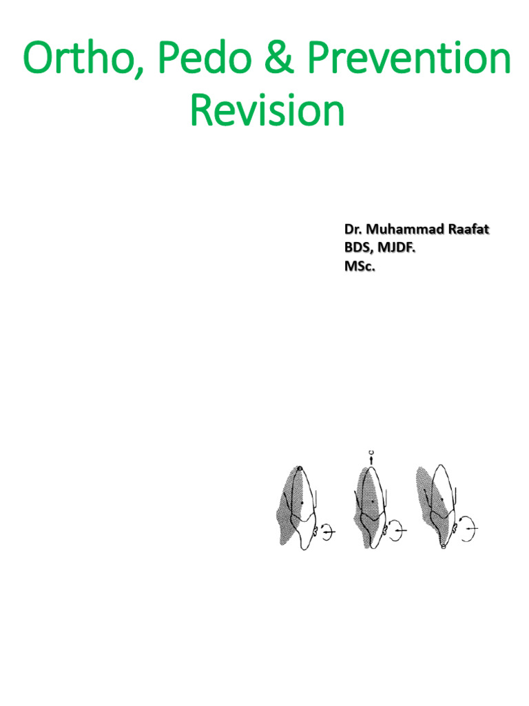 Pedo Revision For Part 1 | PDF | Health Sciences | Dentistry Branches