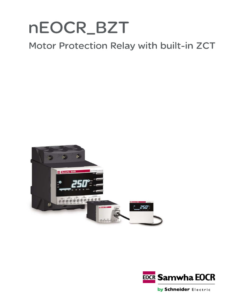 Schneider Electric Eocr I3bz User Manual | PDF | Components | Physical Quantities