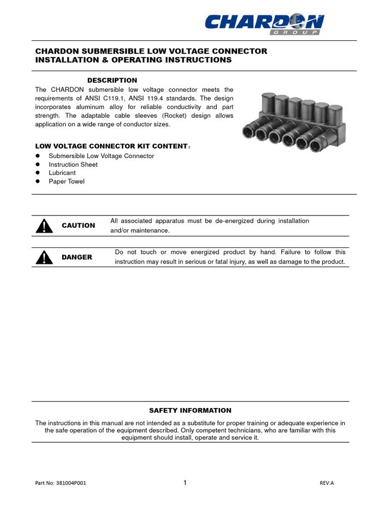 SLVC Instruction Sheet | PDF