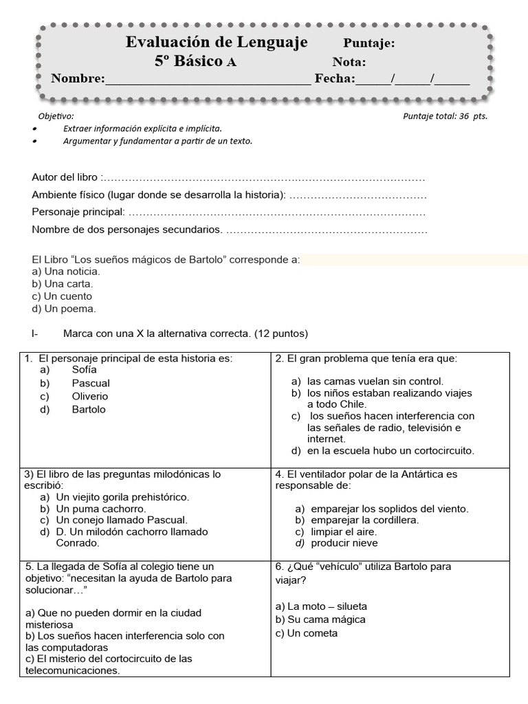 Los Sueños Mágicos De Bartolo Pdf