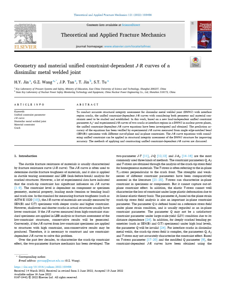 Geometry and Material Unified Constraint Dependen - 2022 - Theoretical ... Geometry and Material Unified Constraint Dependen - 2022 - Theoretical ...