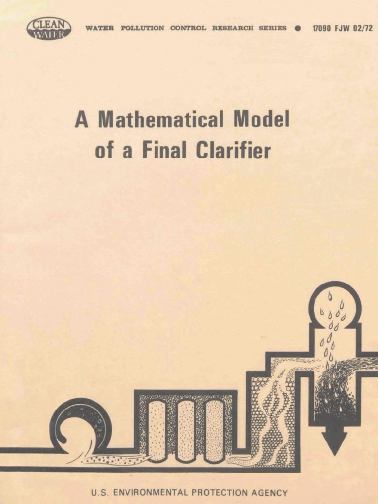Mathematical Model of Final Clarifier EPA | PDF