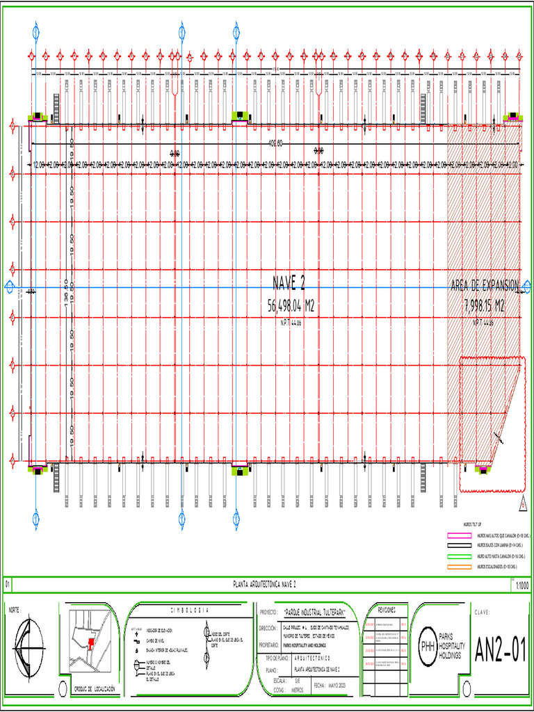 An02-01 Planta Arq - Nave 2-Rev.6 | PDF