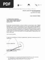 Oficio Solicitud De Patrulla Pdf
