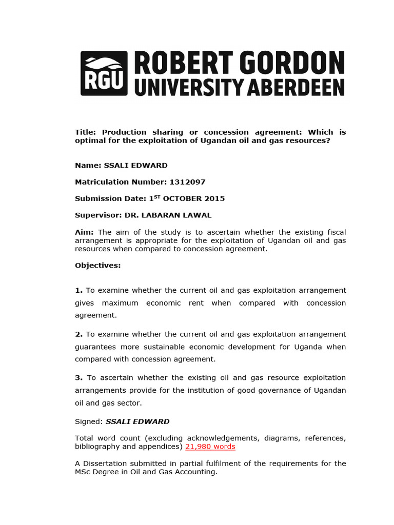 Edward SSali Dissertation | PDF