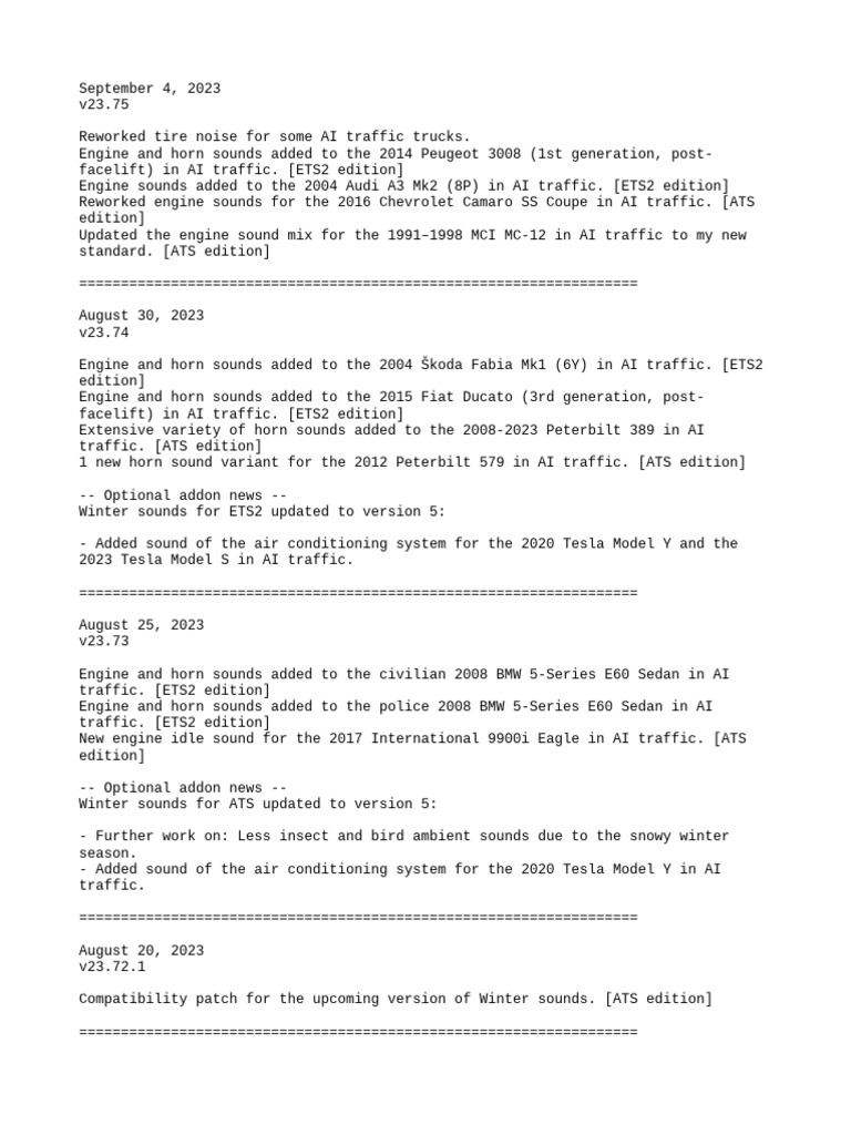 Change Log | PDF | Computers