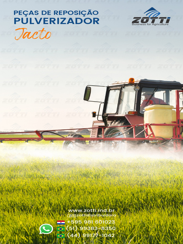 Jacto Spray Nozzles and Parts Guide | PDF