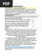 AOD Self-Completion Assessment Form | PDF
