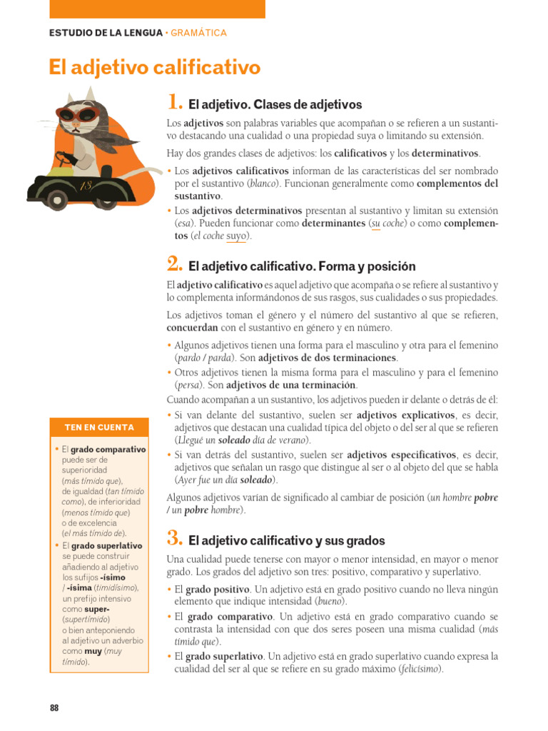 Actividad Adjetivo Calificativo | PDF | Adjetivo | Sustantivo