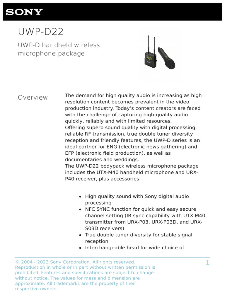 Wireless Mic for Content Creators | PDF | Decibel | Ultra High Frequency
